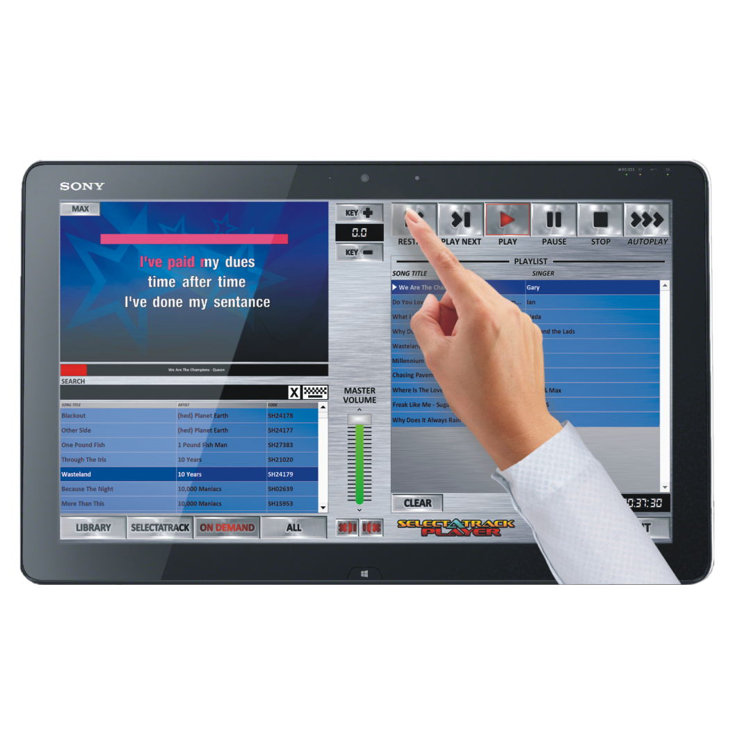 Touchscreen Karaoke – Mr Entertainer Shop