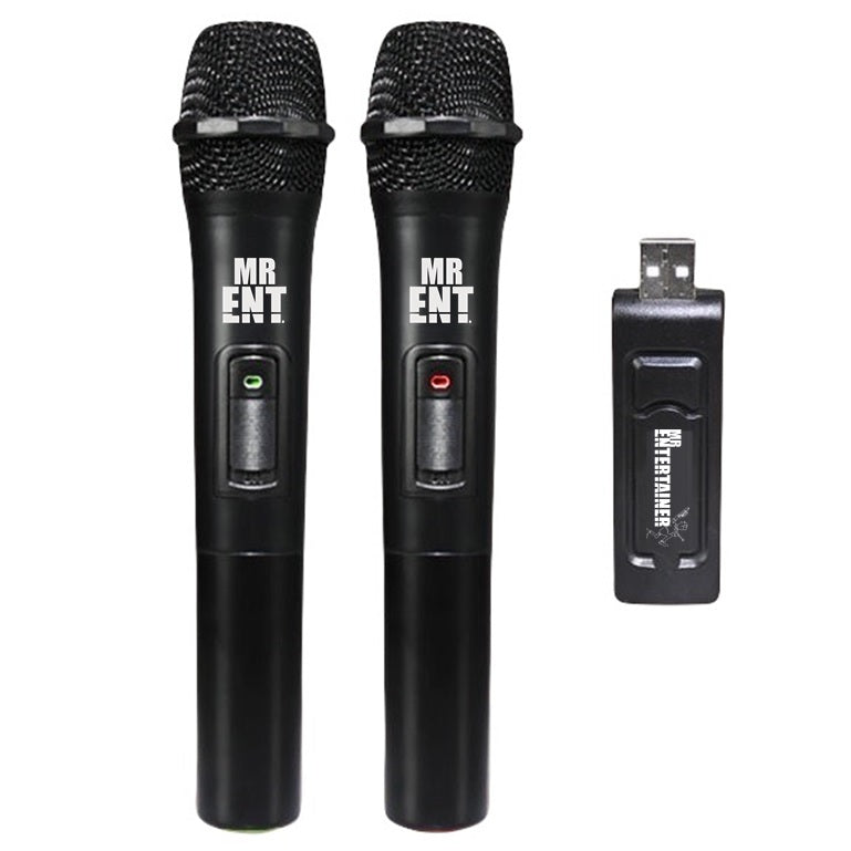 Mr Entertainer Dual Wireless Microphone with Mini Receiver – Mr ...